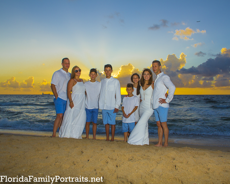 Miami family beach portraits