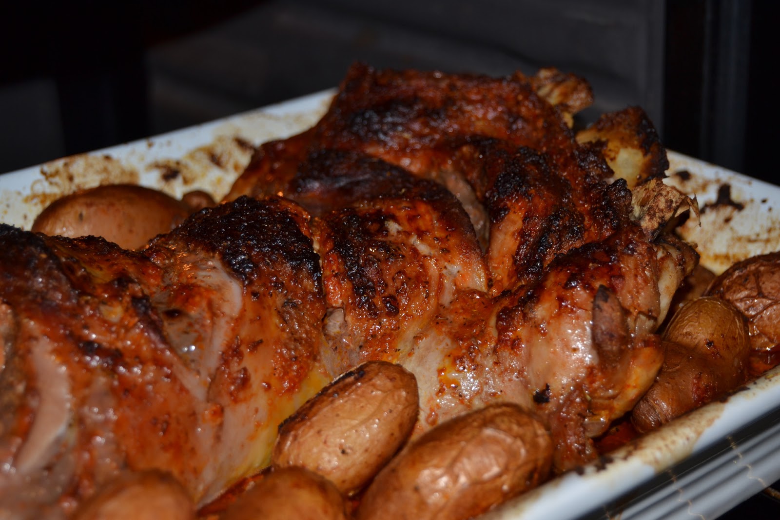 O que há pró jantar?: Perna de Peru assada no forno