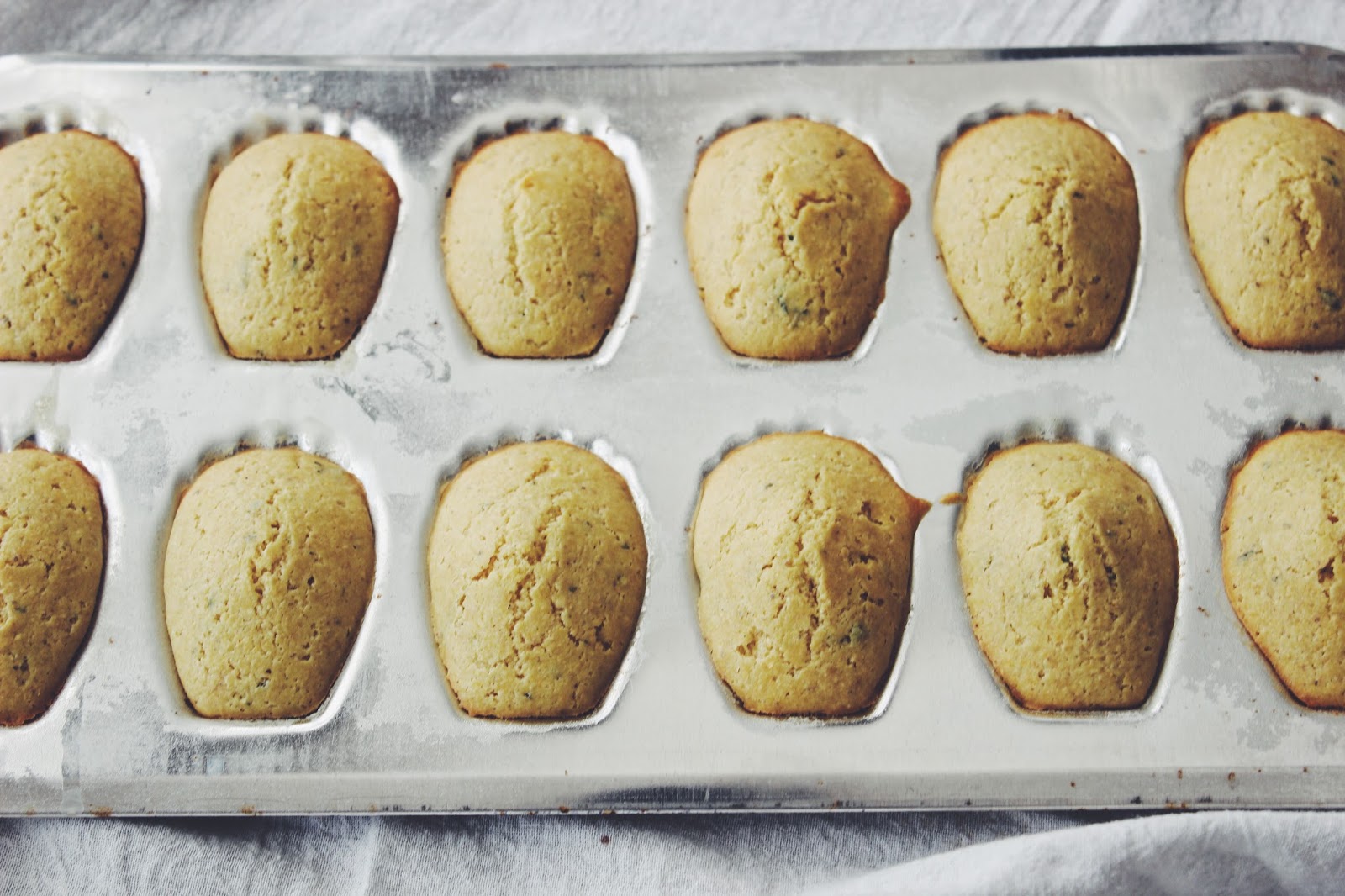 Rosemary-Thyme Cornbread Madeleines | D.M.R. Fine Foods