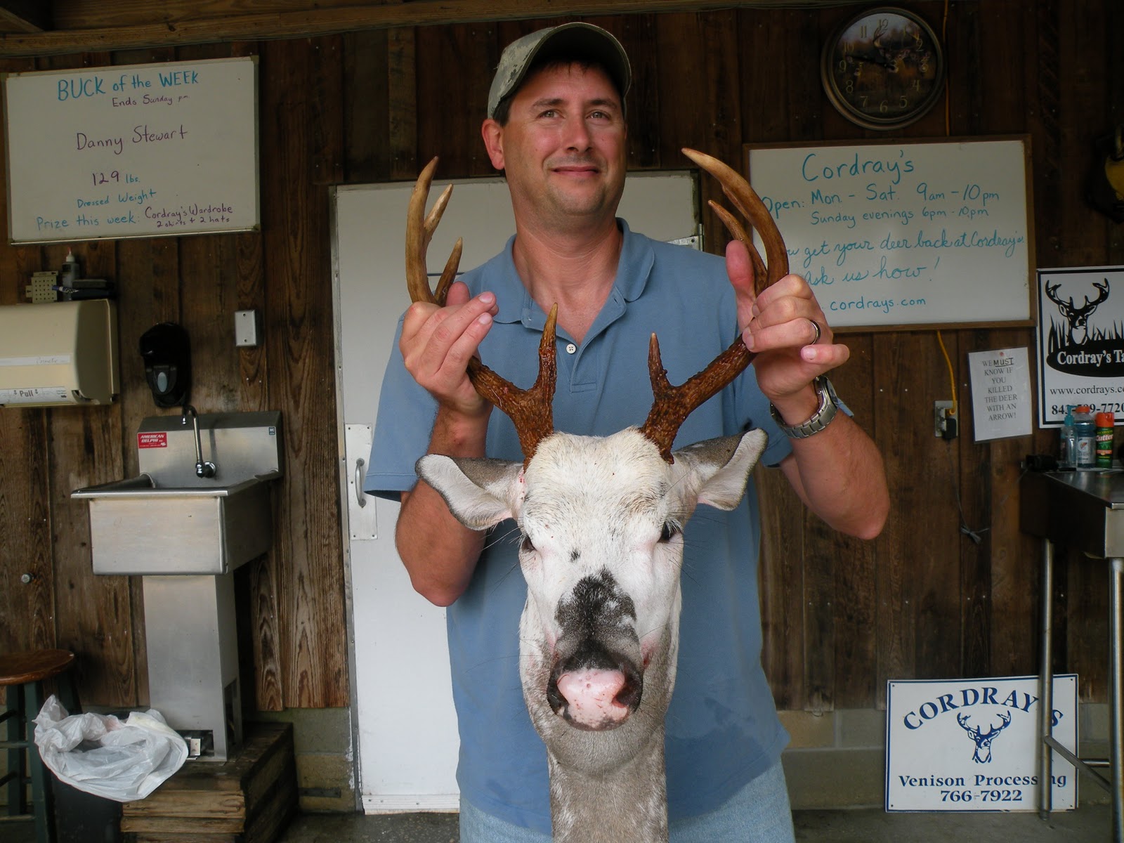 Cordray's: Tripp Riesen got a big 8 point calico buck. He caped it ...