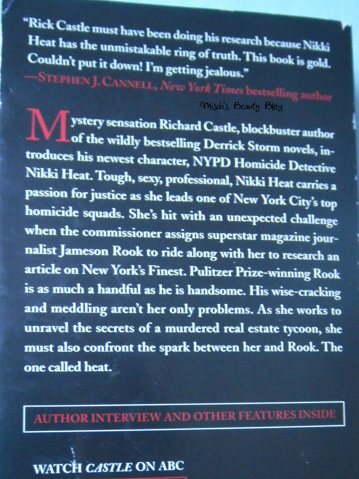 Misch's Beauty Blog: Book Review: Richard Castle - Heat Wave