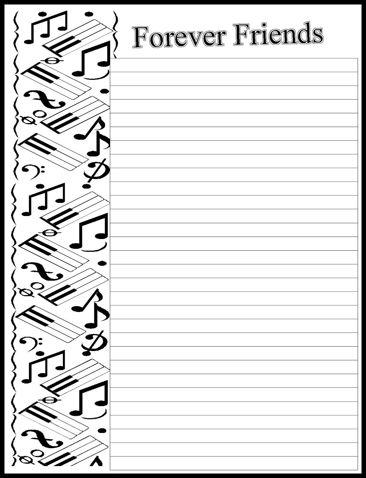 Friendship Stationary