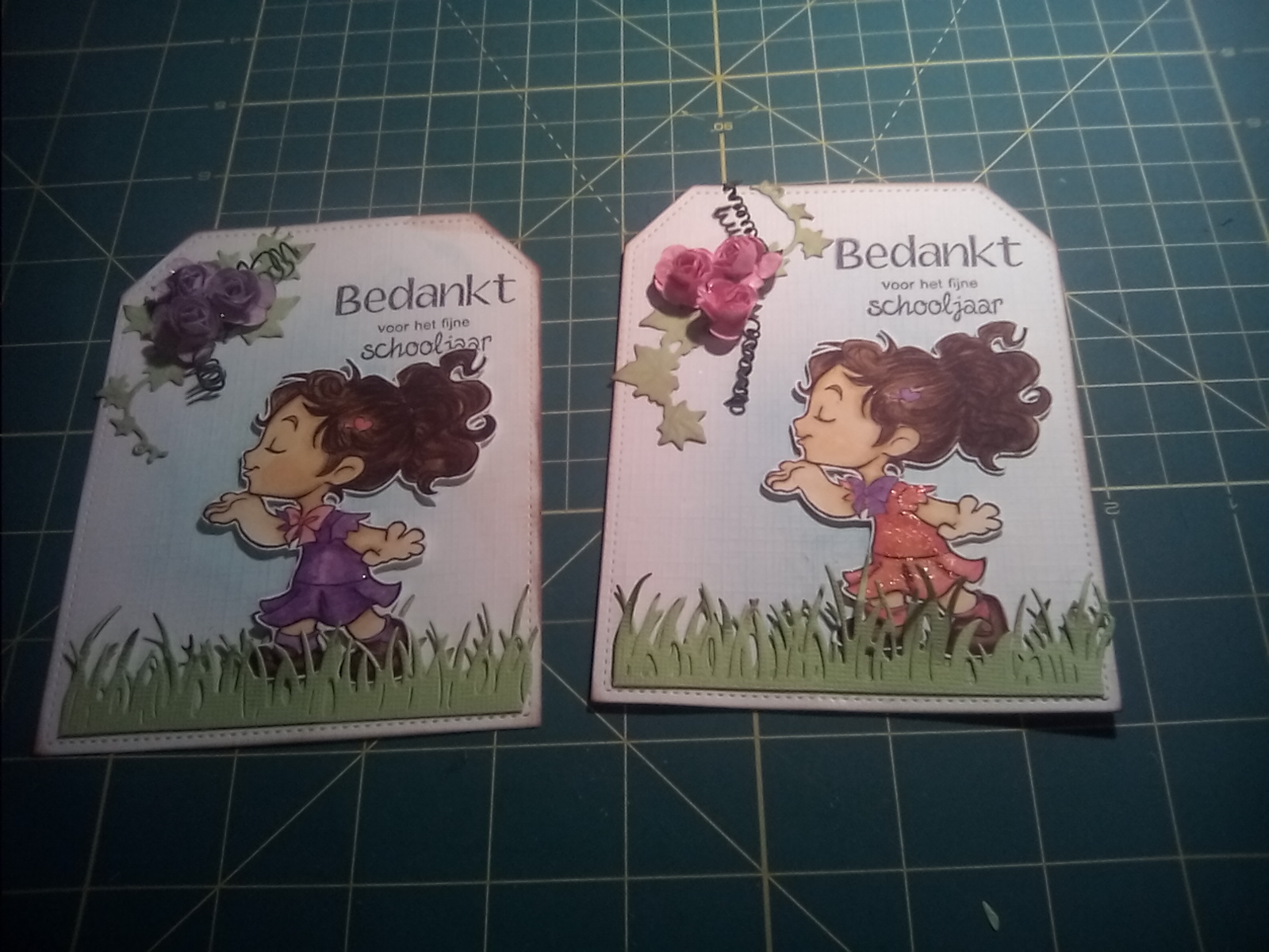 Kaarten van Diana: Bedankt voor een fijn schooljaar!