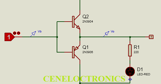 The totem pole transistor driver circuit working explain in hindi ...