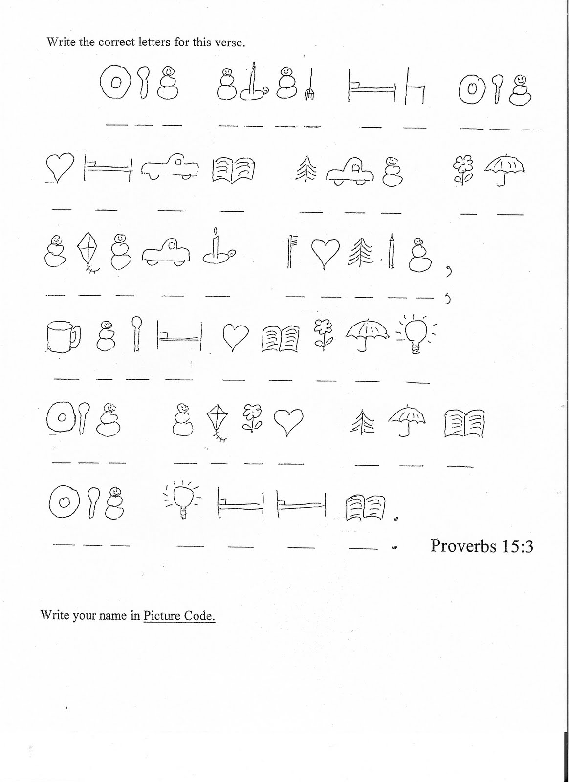 Having Fun at Home: Picture Code