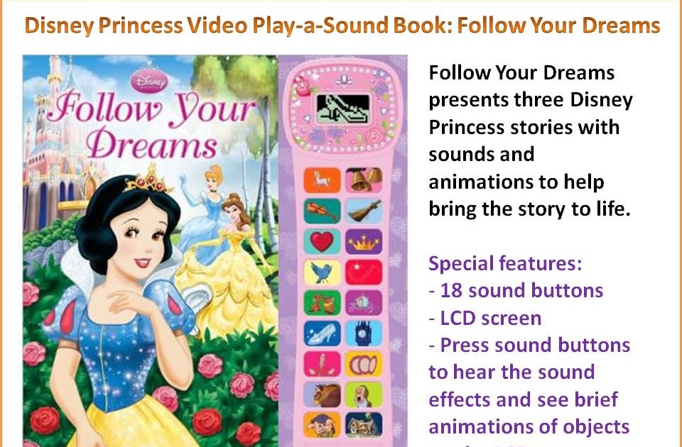 World of Wonders: Disney Princess Video Play-a-Sound Book: Follow Your ...