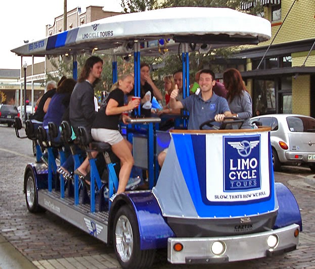 Pedal Your Party - Pub Crawling in Sanford Florida with Limo Cycle ...