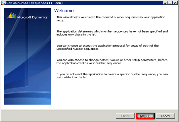 Microsoft Dynamics Ax: How to create number sequence in ax at form level
