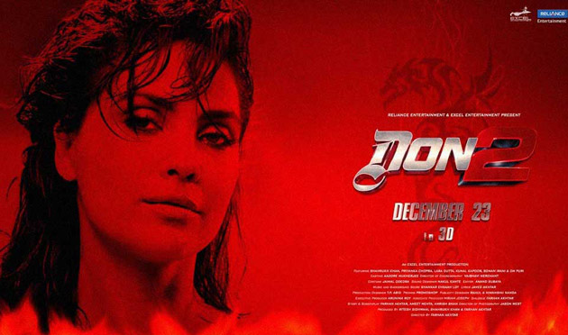 Don 2 Posters: Starring Shahrukh Khan, Priyanka Chopra, Kunal Kapoor | Bollywood Trendz