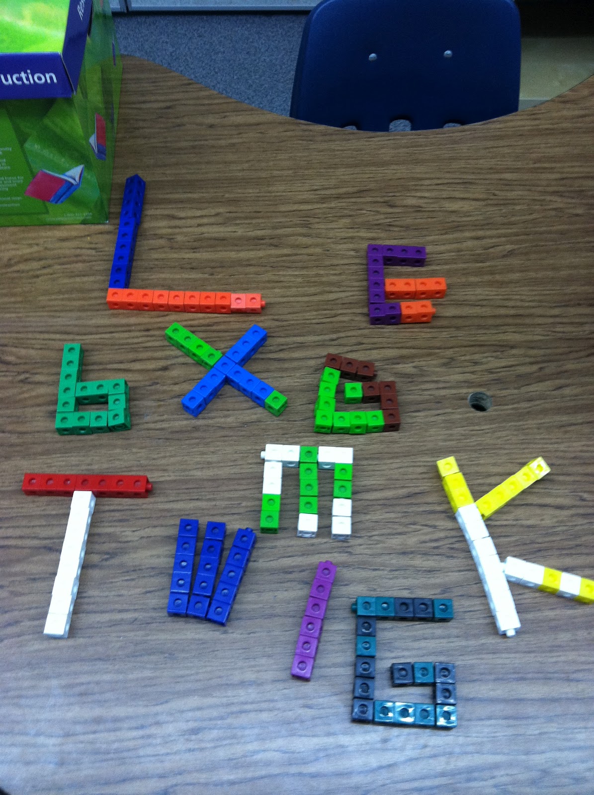 Bathroom Pass Freebie & Linking Cube Letters | Falling into First