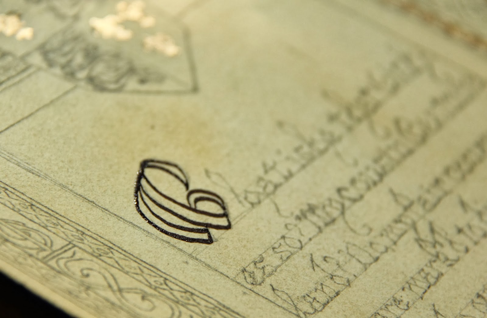 Opus Blog: The Process: Shakespeare Scroll
