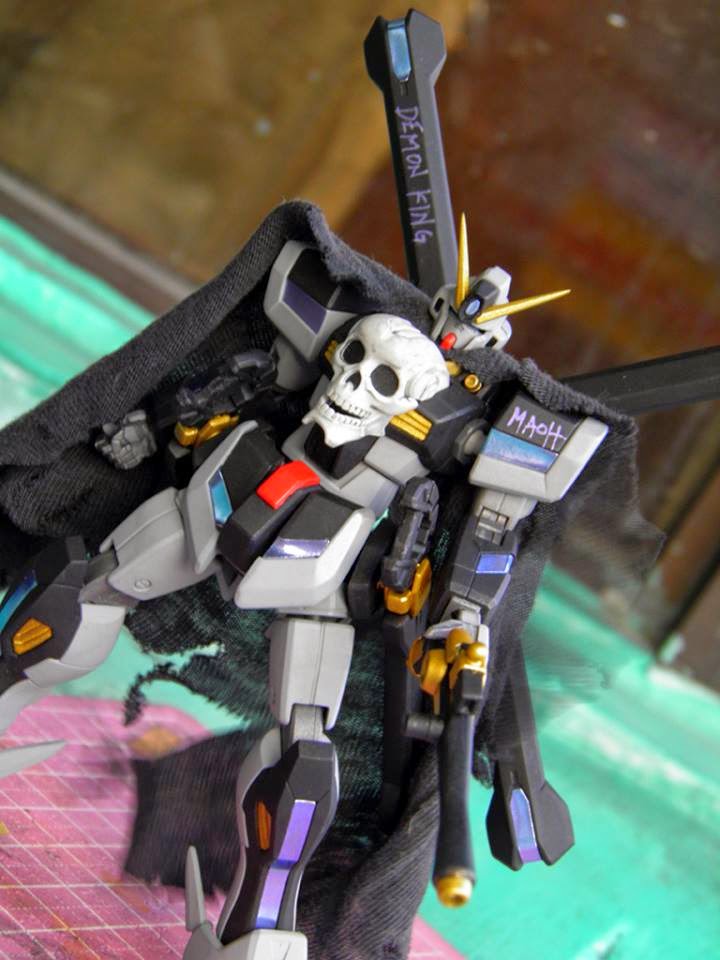 GUNDAM GUY: HGBF 1/144 Gundam Crossbone Maoh "X- Kid" - Painted Build