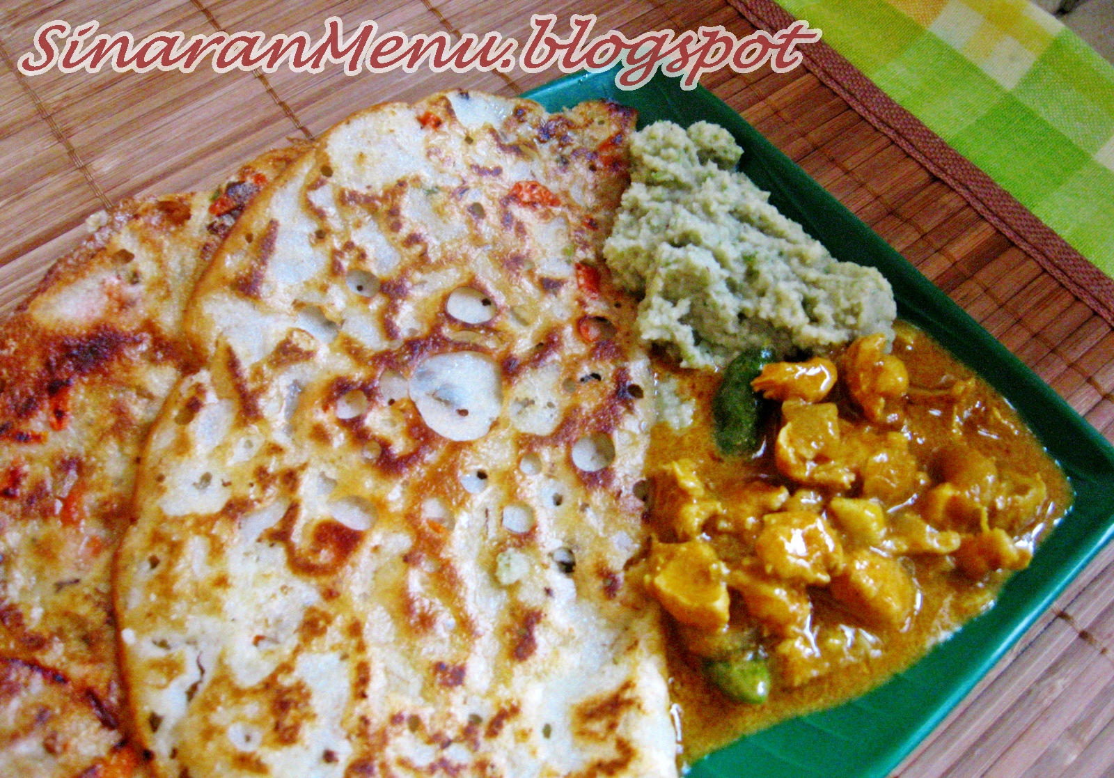 Rawa Tosai Dan Chutney Kelapa