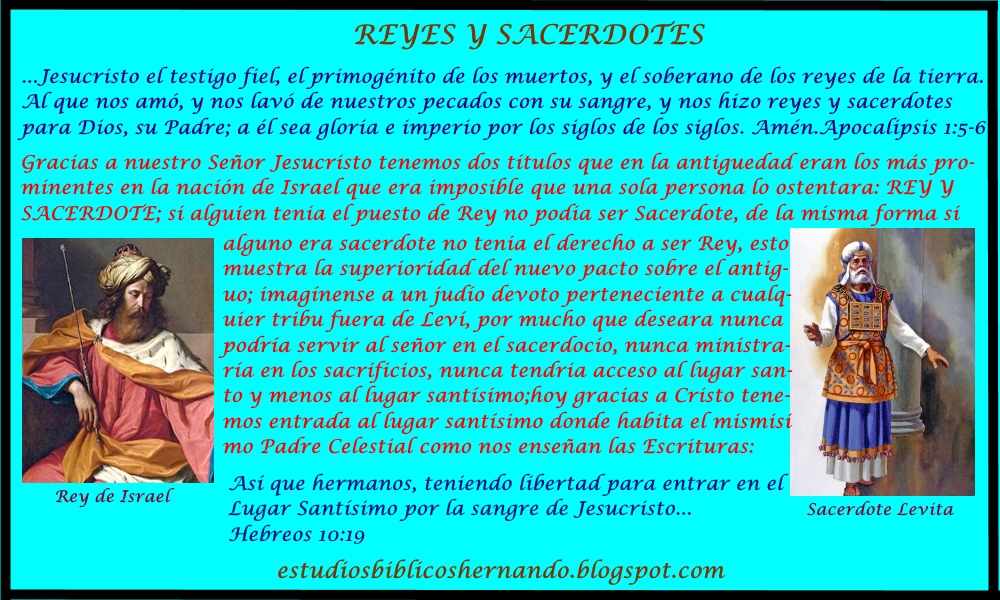 Estudios Bíblicos Hernando: REYES Y SACERDOTES