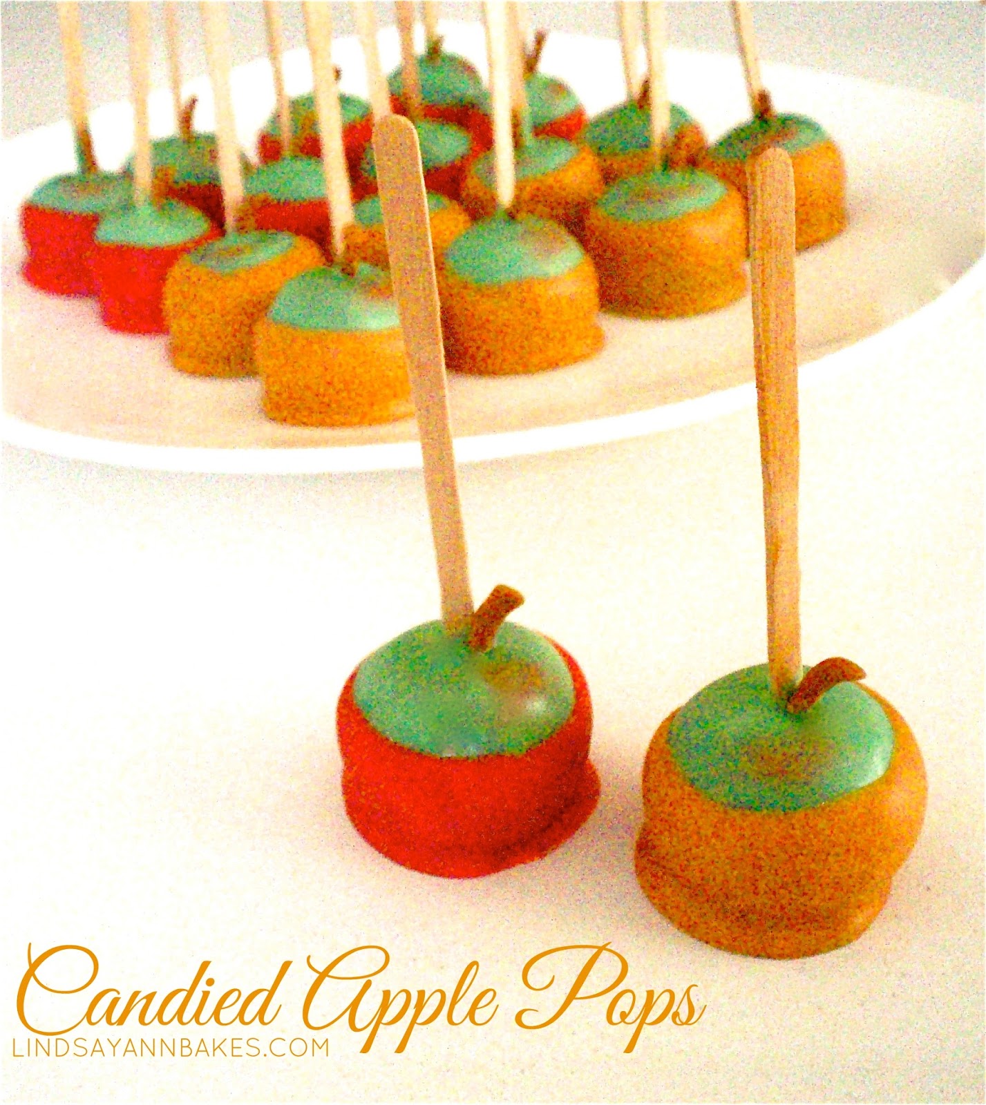 Candied Apple Pops - The Lindsay Ann