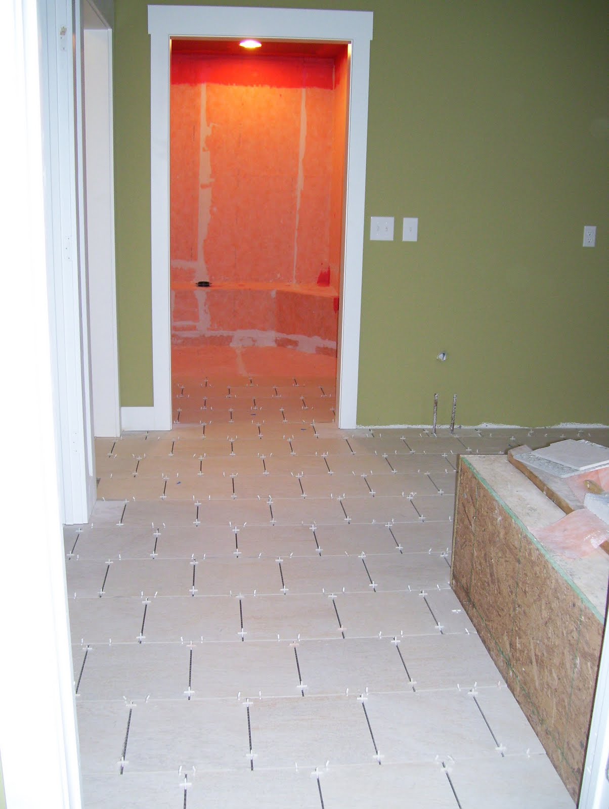 Butch and Barb Build Tideland Haven: Tiles Going In