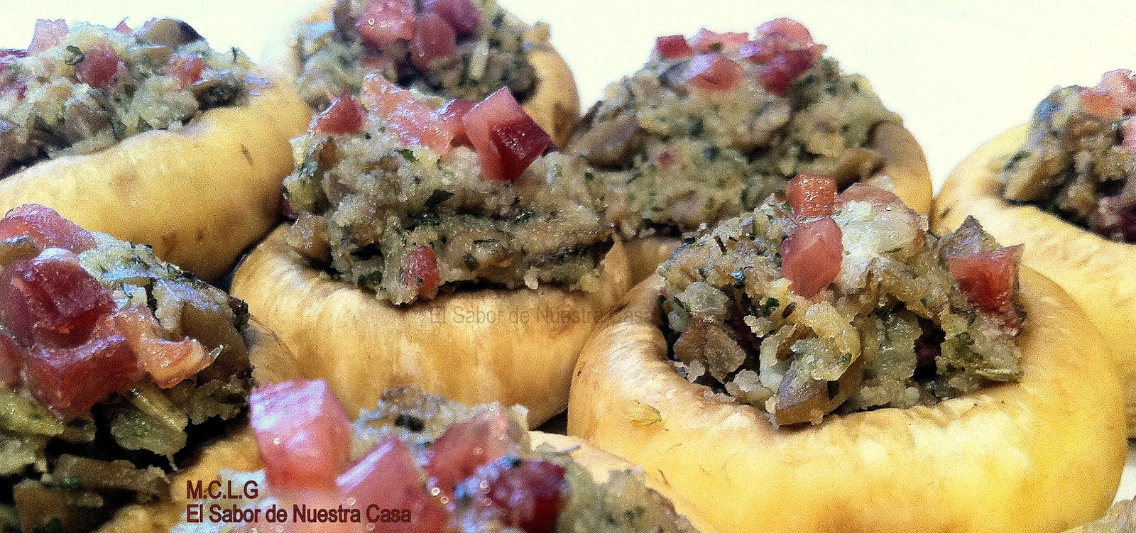 EL SABOR DE NUESTRA CASA: CHAMPIÑONES RELLENOS