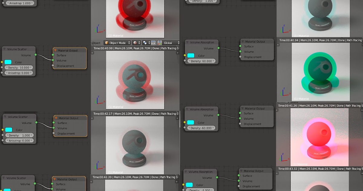 Creative And Challenge: Blender cycles materials crazy adventure - Part 1