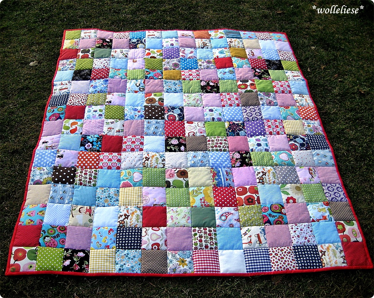 Wolleliese: Projekt Patchworkdecke ...