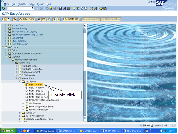 Free SAP Training Manuals: User manual for - “Info Record”