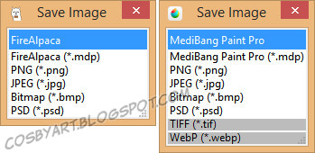 CosbyArt: Differences Between FireAlpaca vs MediBang Paint Pro