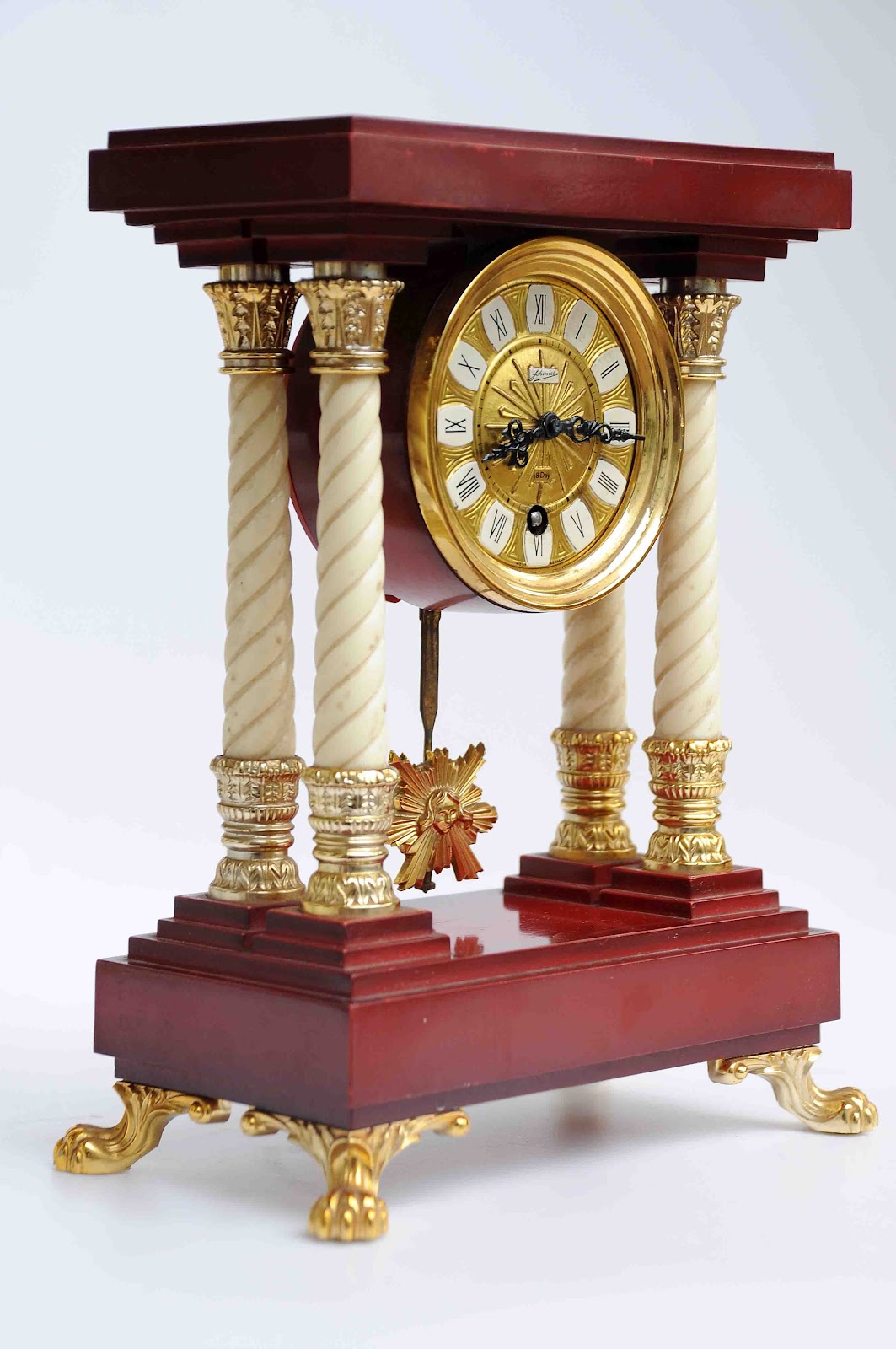 Old Vintage Gallery: Bakelit Mantle Clock "Schmid" West Germany
