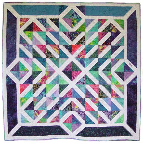 Quilt Inspiration: Free Pattern Day: Plus and 'X' quilts