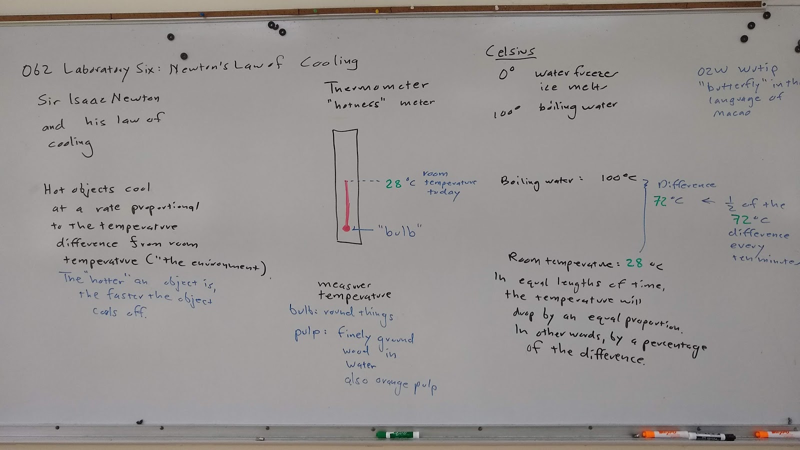 Newton's law of cooling