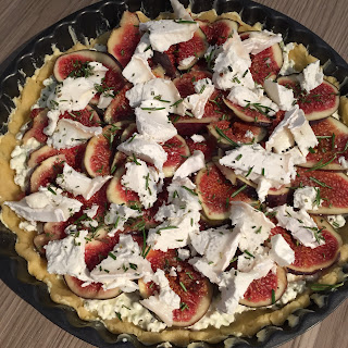 Tarte mit frischen Feigen und Ziegenkäse • Katis Rezeptgeschichten