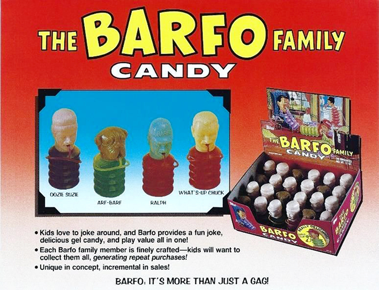 Zontar of Venus: 1989 Topps Barfo Family candy