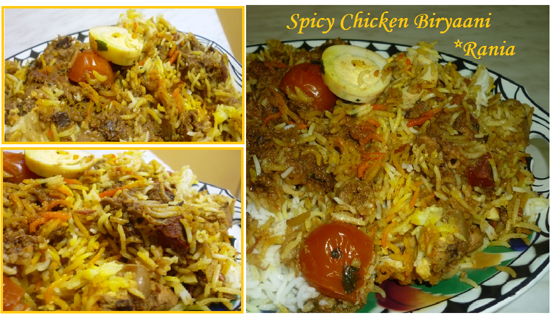 Rania @ Work with sugar'n spice: Spicy and Masalay daar Chicken Biryani
