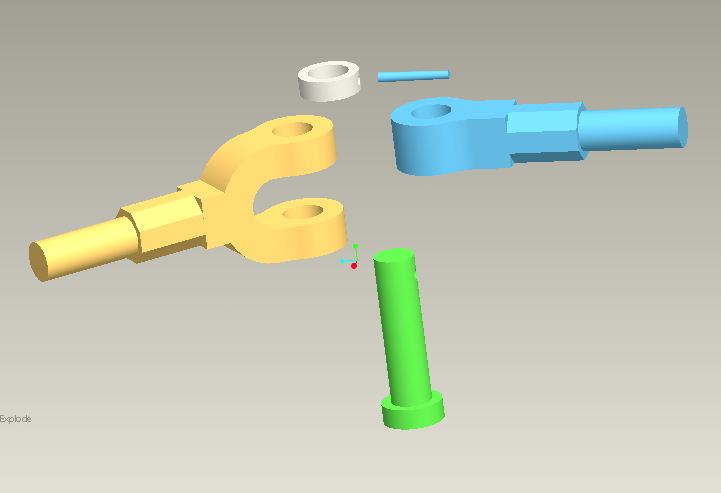 Pro Design Models - PDM: Assembly Design - Knuckle Joint