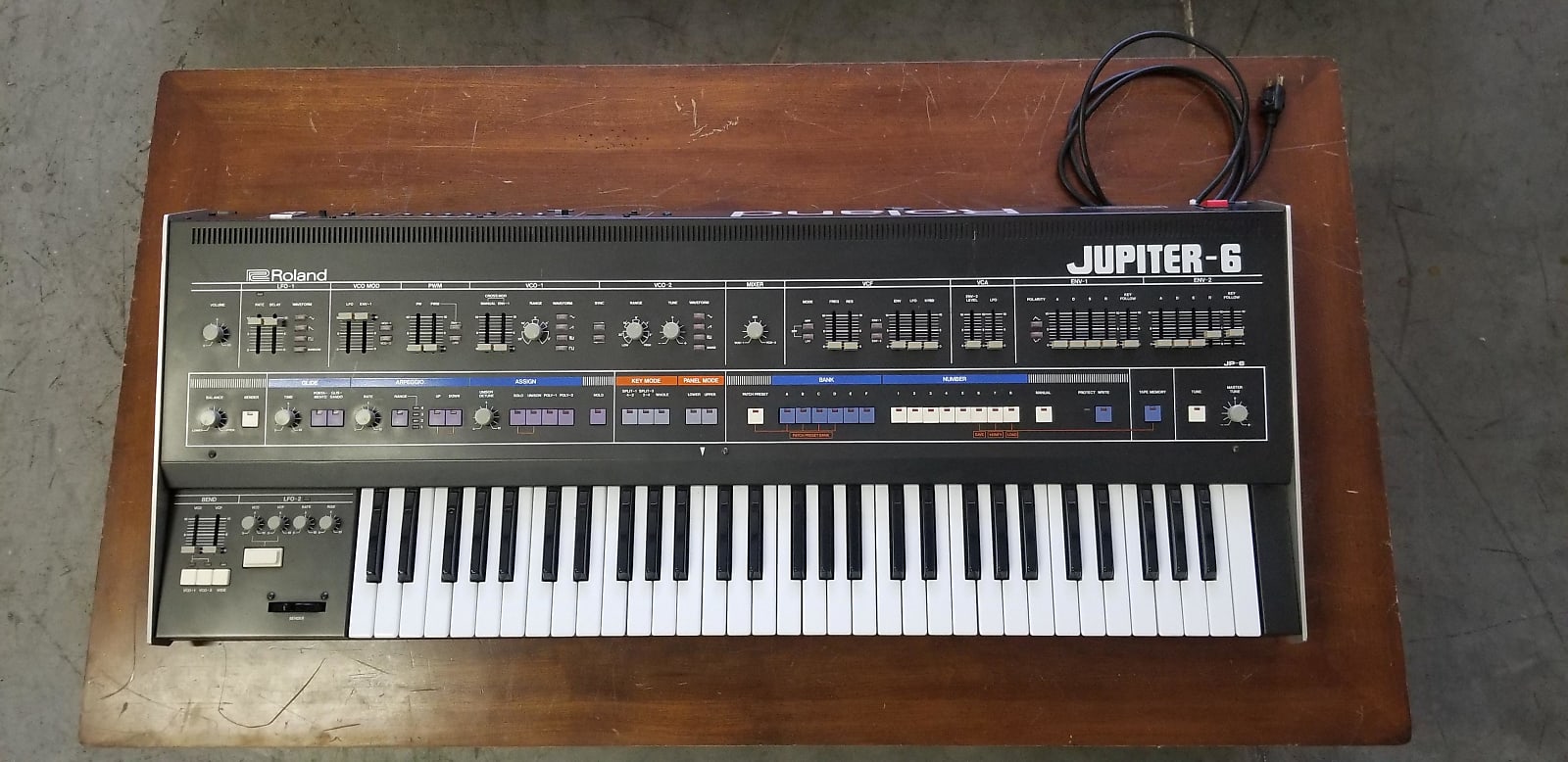 MATRIXSYNTH: Roland Jupiter-6 Vintage Polyphonic Analog Synthesizer w ...