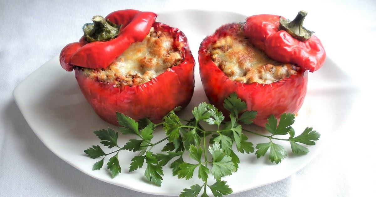 Aquí se cocina: Pimientos morrones rellenos de carne
