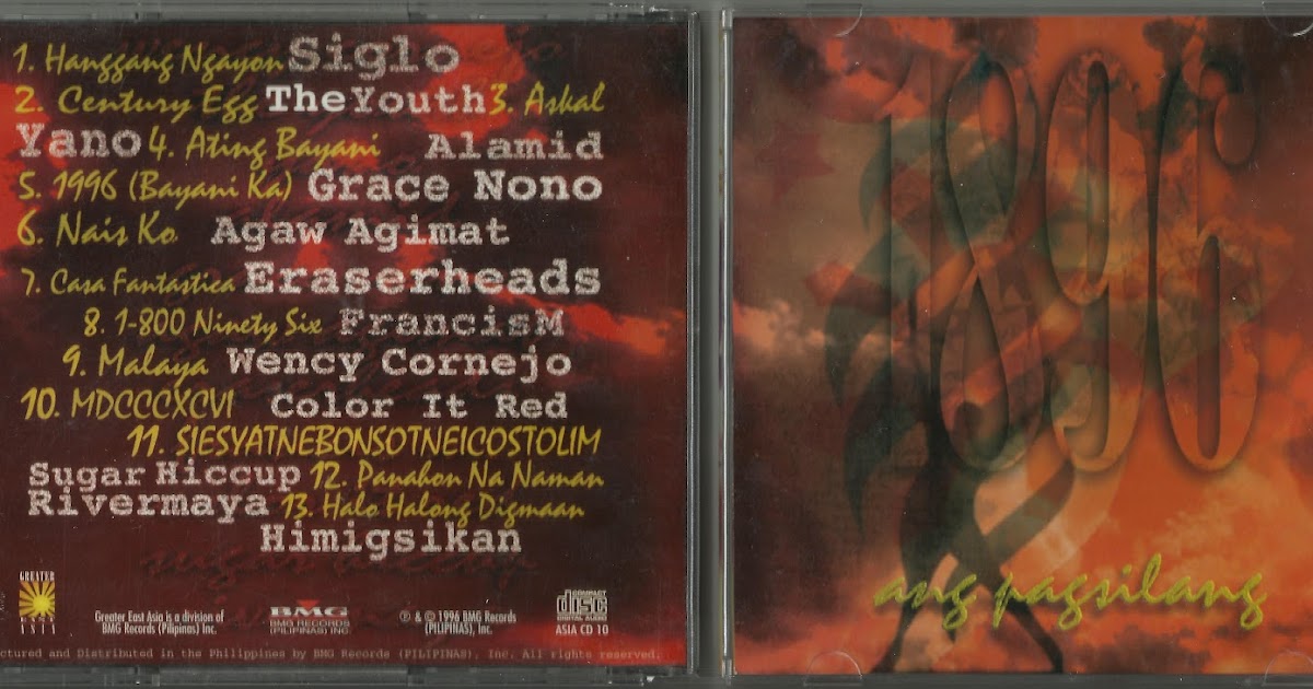 eraserheads collector: compilations - 1896 Ang Pagsilang