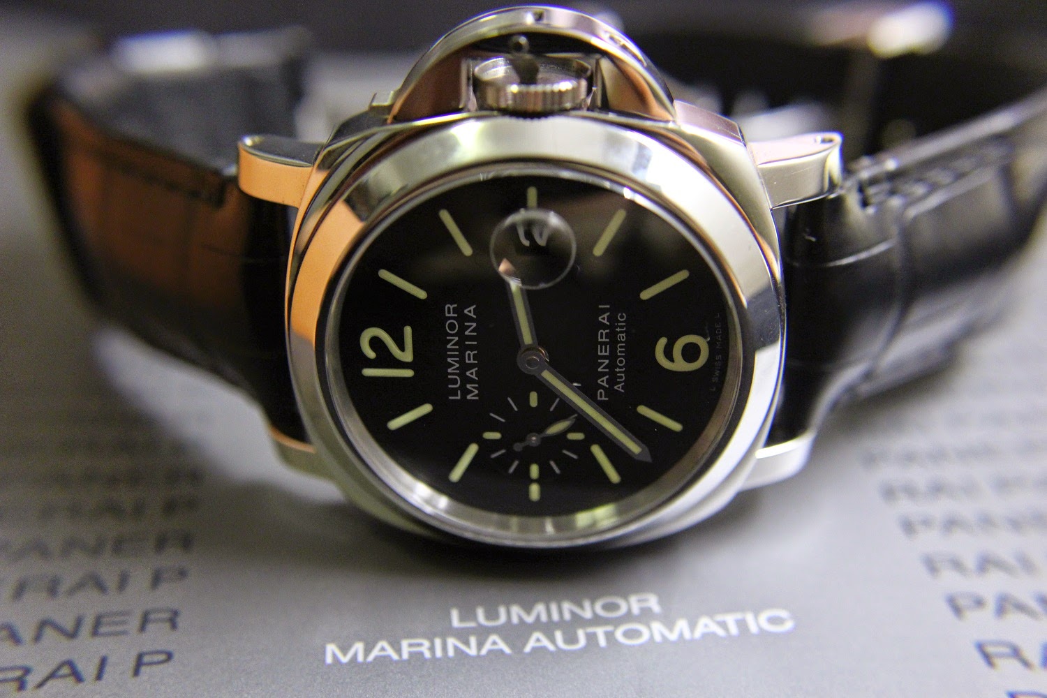 JAM TANGAN PANERAI LUMINOR MARINA PAM 104 "O" SERIES (FULLSET) - Jam ...
