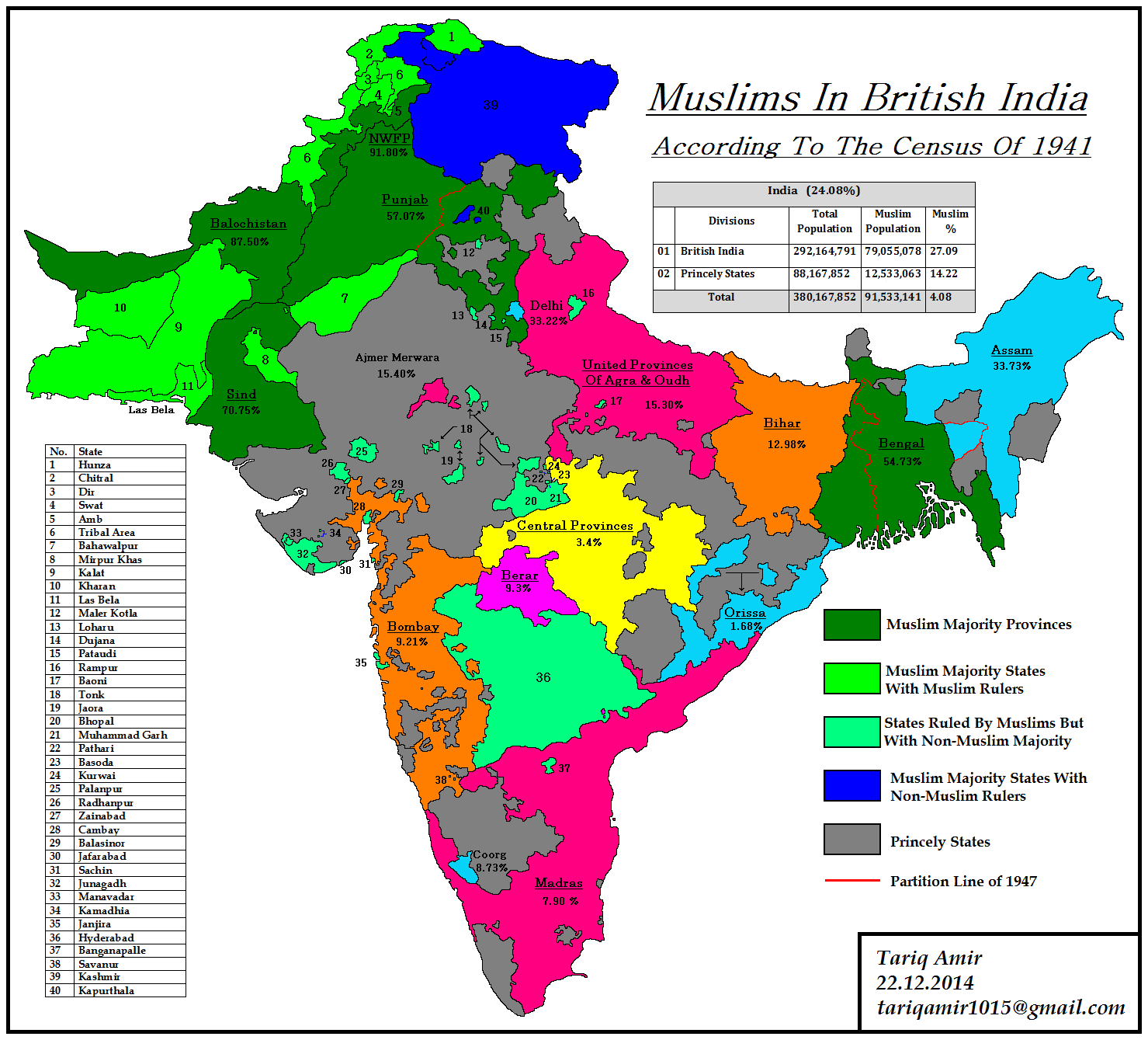 Pakistan Geotagging: Muslim Population Of India: According To The ...