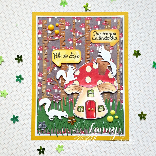 SWEET CARD CLUB: Reto 98: Hongos de Otoño