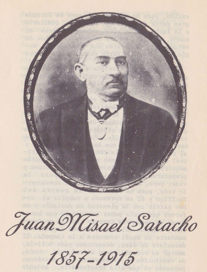 BIOGRAFÍA DE JUAN MISAEL SARACHO (1857-1915) | Historias de Bolivia
