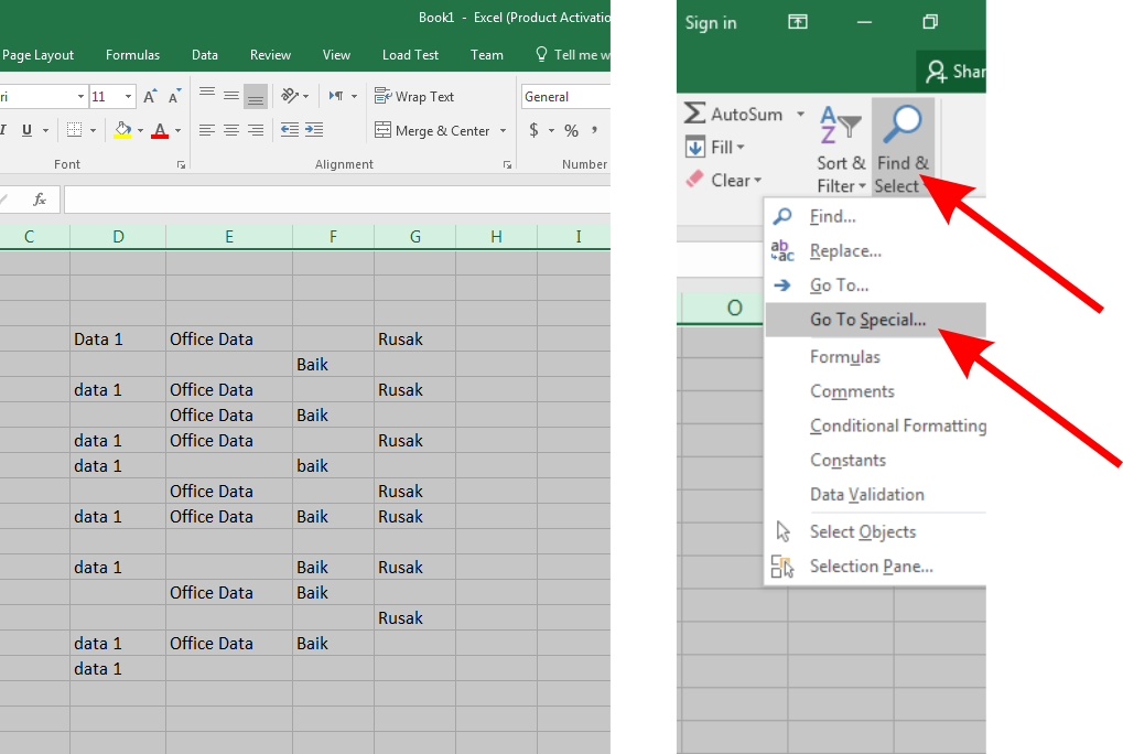 Cara Mudah Memperbaiki Data Ms Excel Yang Berantakan - Student ...