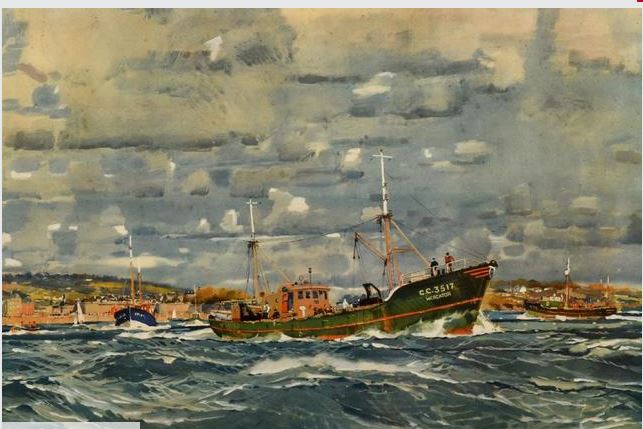 historic-marine-france: Marin-Marie ( 1901-1987)peintre officiel de la ...