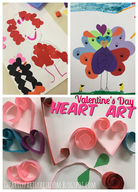 The Artsy Fartsy Art Room: Valentine's Art (2015)