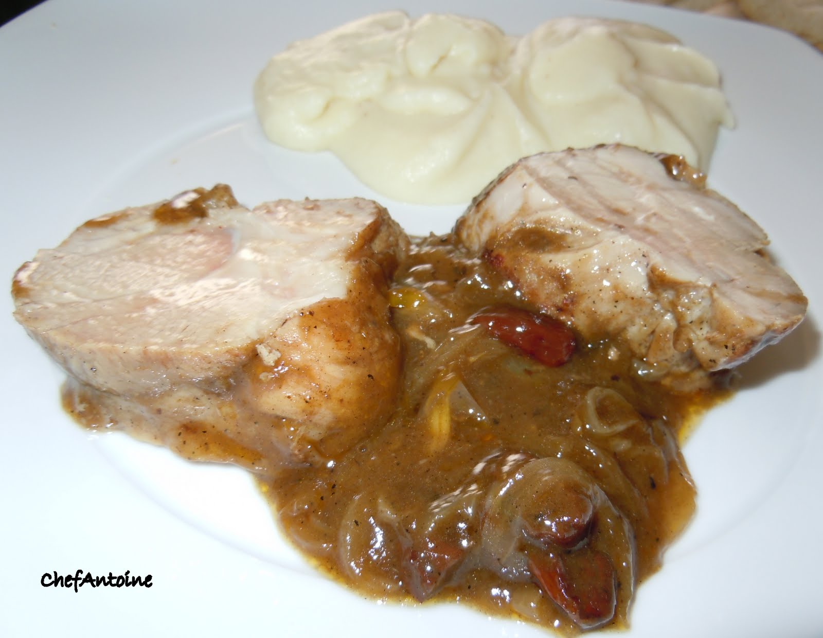 ChefAntoine: SOLOMILLO DE CERDO IBÉRICO EN SALSA AL PEDRO XIMÉNEZ