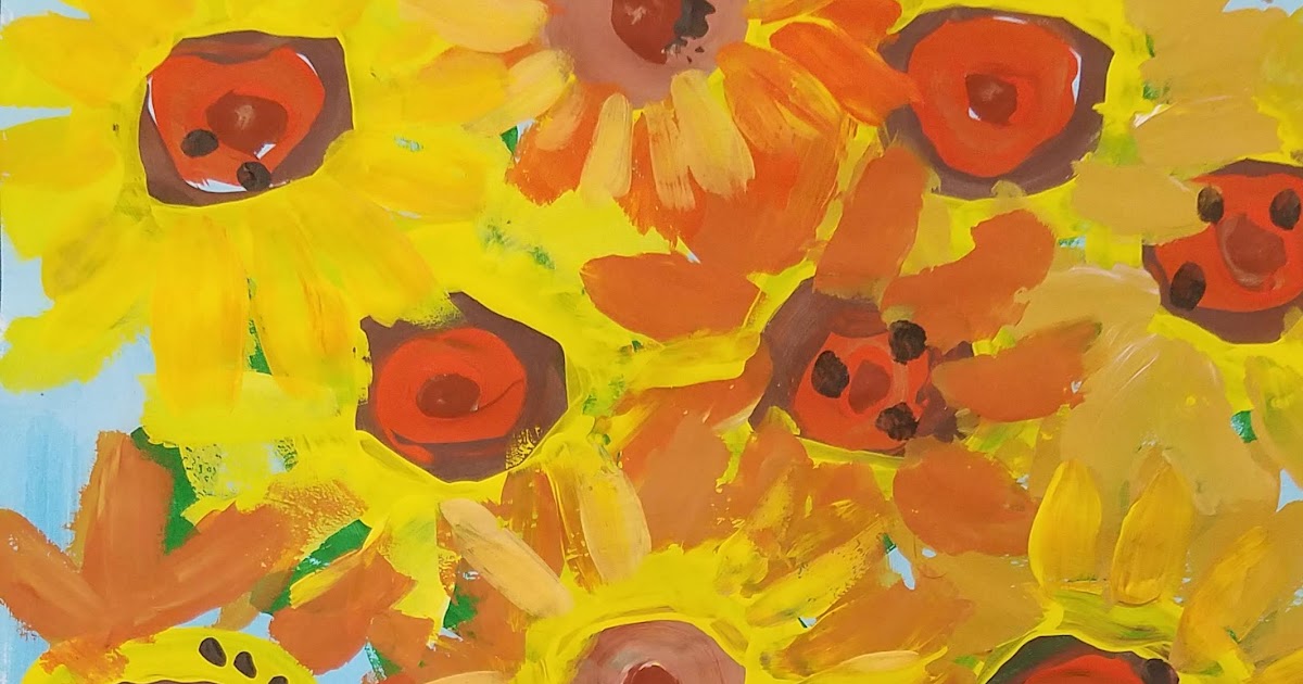 Crazy Busy Art Room: Vincent's Sunflowers
