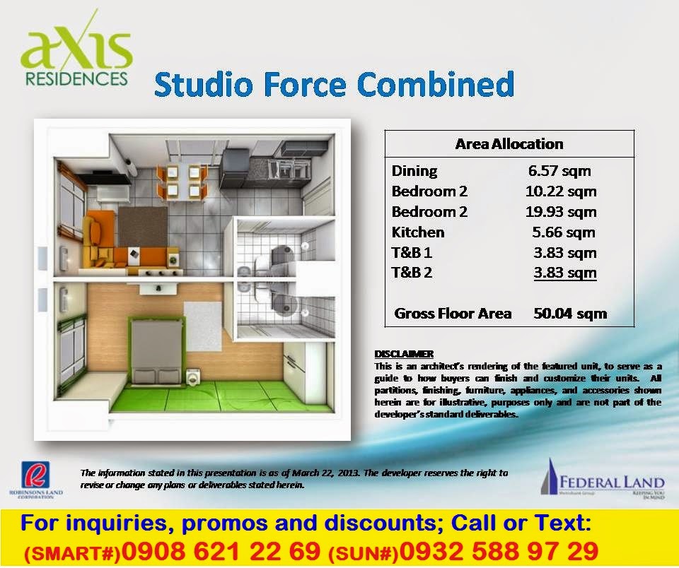 AXIS RESIDENCES-BONI PIONEER - ROBINSONS PROPERTIES CONDO