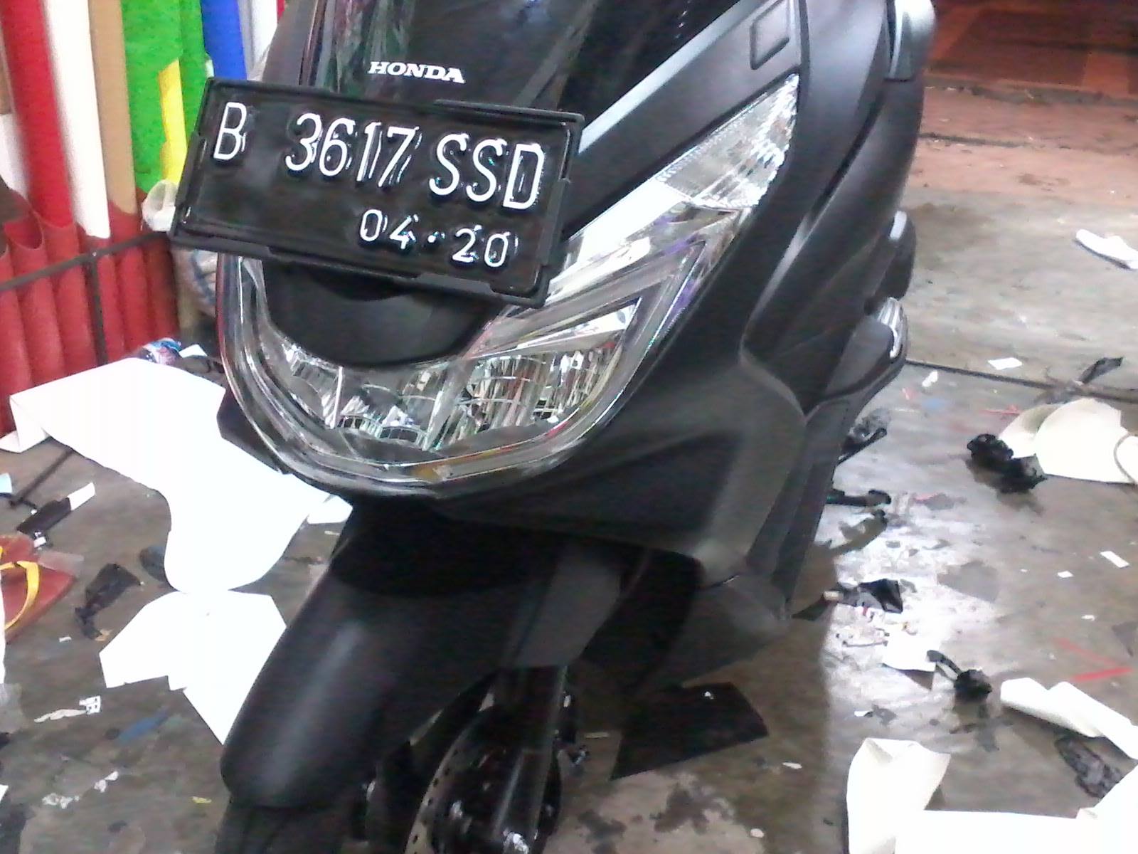 GD1 Goday Sticker - Wraps Modified: Wrapping Full Honda PCX, Black ...