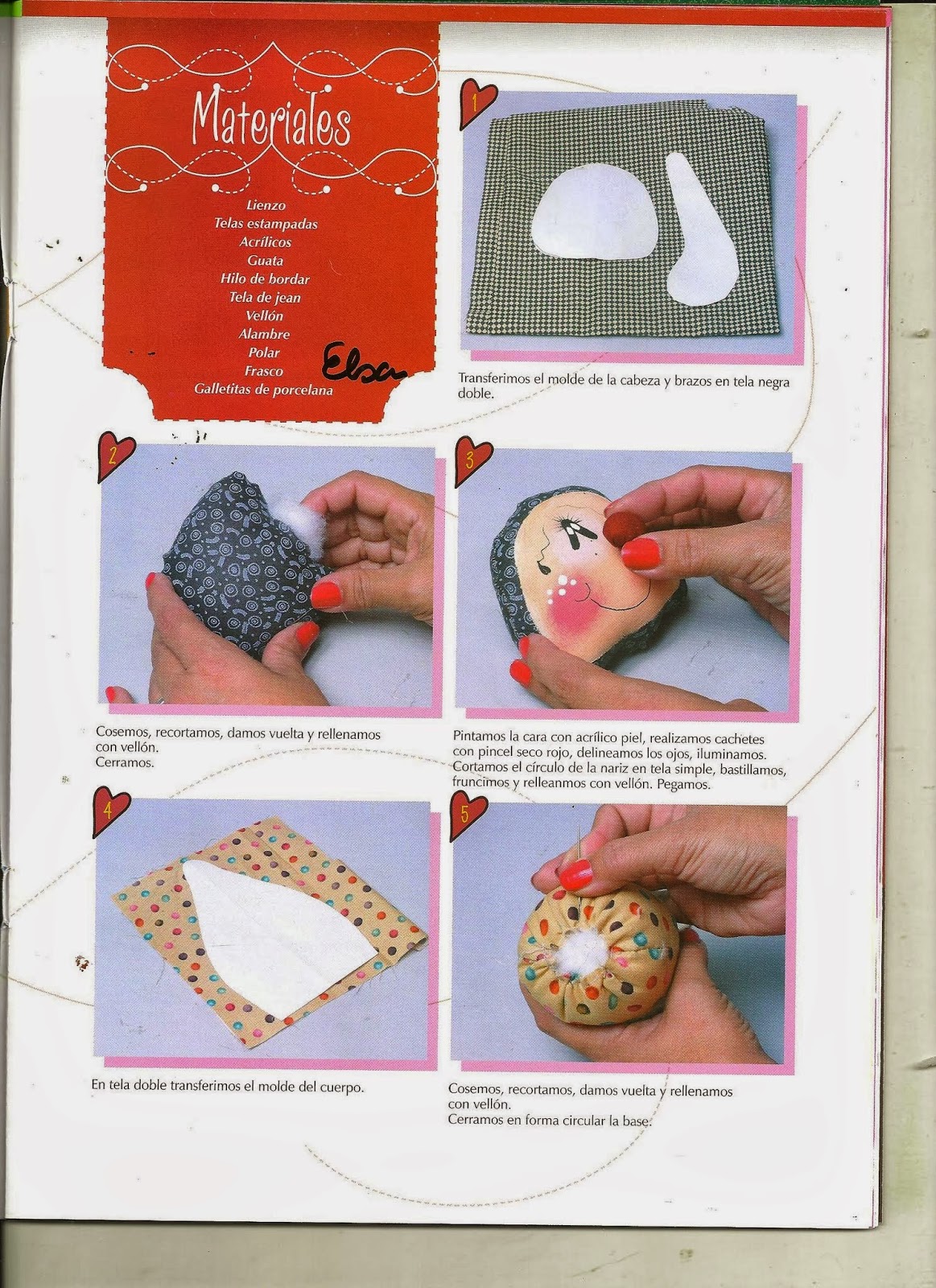 como hacer un muñeco bebe de tela - Revistas de manualidades gratis