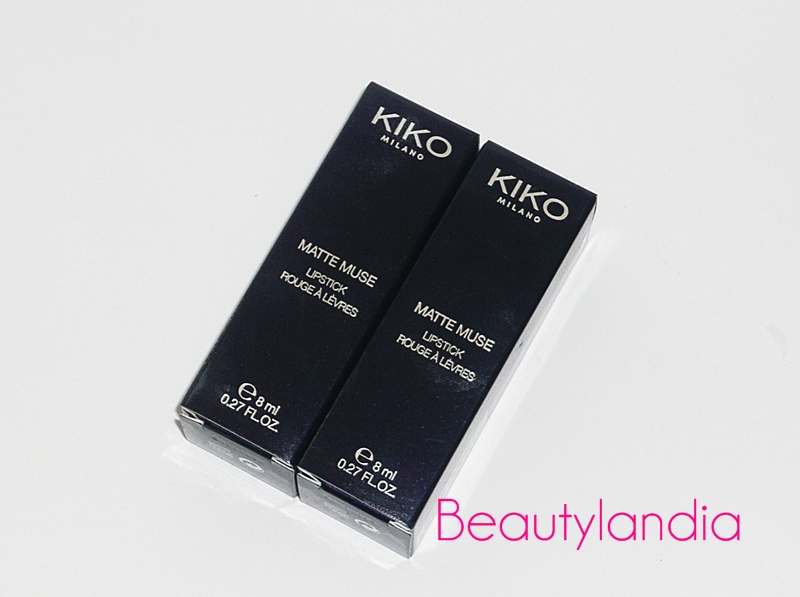 BeautyLandia RecensioniDiMakeUpEnonSolo: KIKO - Matte Muse Lipstick 02 ...