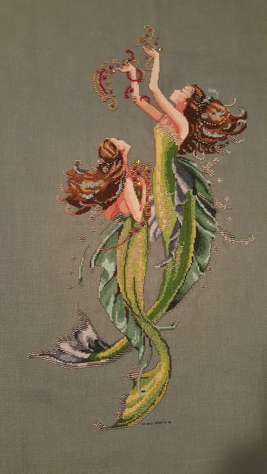 Candy's Cross Stitch and Crafts: Mermaids of the Deep Blue - Mirabilia ...