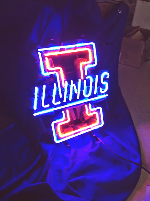Wiki Neon Sign Blog: NCAA ILLINOIS FIGHTING ILLINI BEER BAR CLUB NEON ...